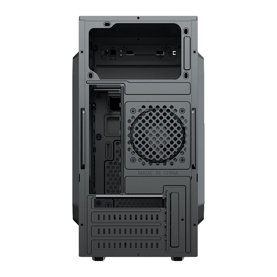 Vida Business Black Office PC Case, Micro ATX, 90mm Fan, 5.25 Inch Bay ...